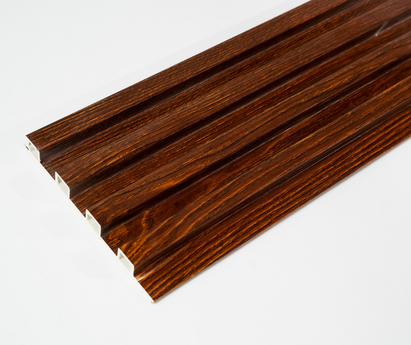 WPC Indoor Fluted Panel | Walnut (per piece) – Blanc Instant Renovations