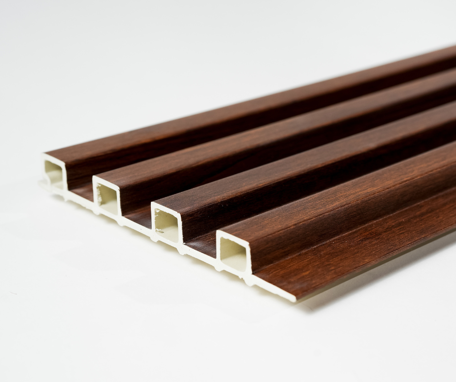 WPC Indoor Fluted Panel | Dark Walnut (per piece) – Blanc Instant ...